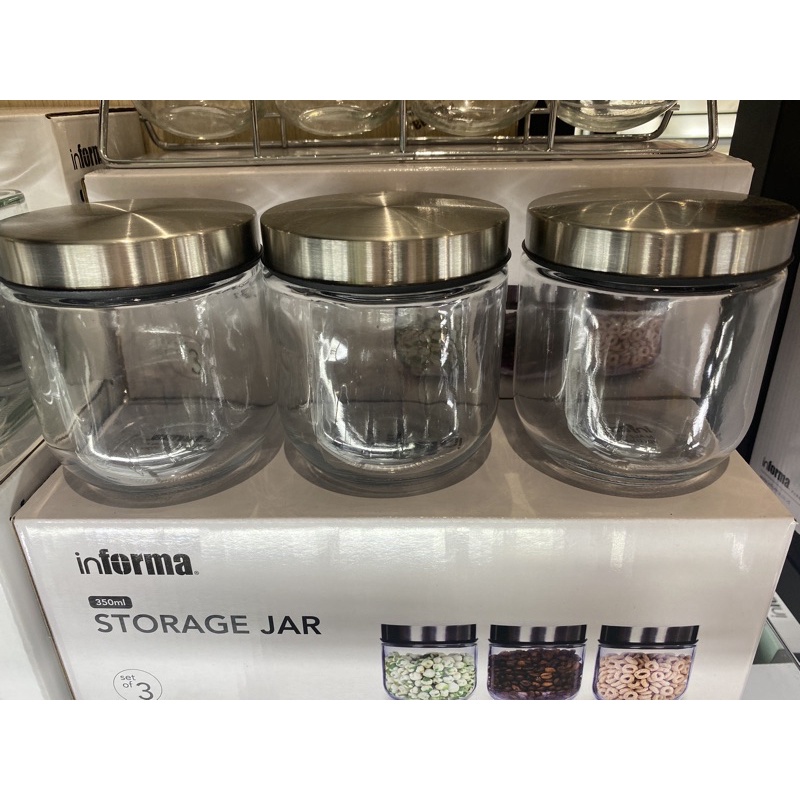 INFORMA STORAGE JAR(TOPLES TEMPAT PENYIMPANAN SNACK MAKANAN DAPUR ...