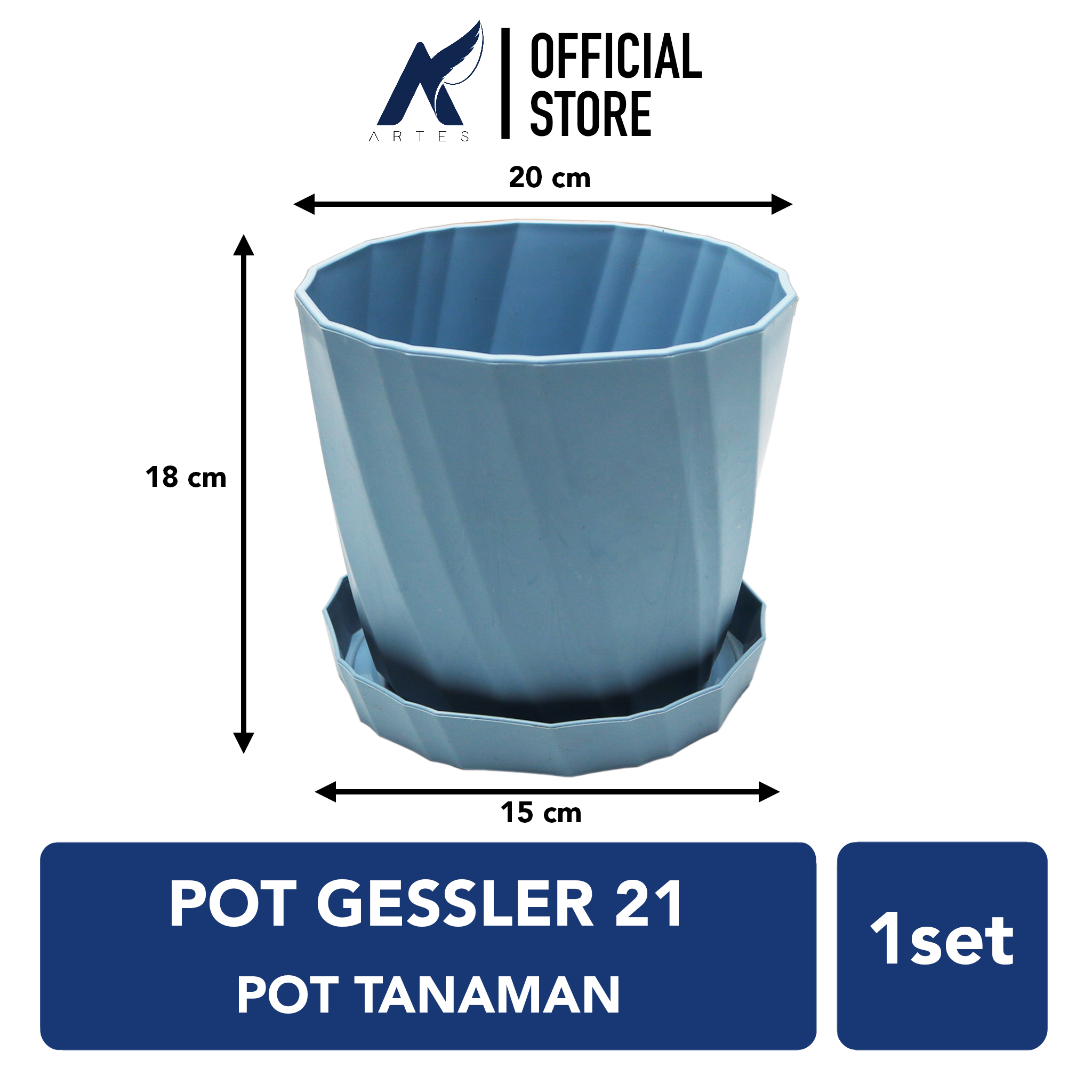 GESSLER POT-TATAKAN ITALI 21 Tanaman-Bunga Hias Pot-Alas Italian Design ...