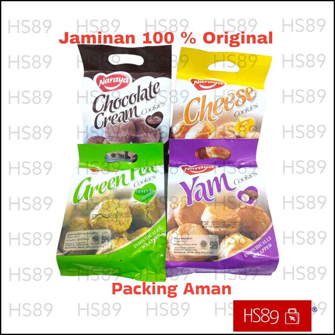 NARAYA Cookies Green Pea - Cheese - Chocolate - Peanut - Yam | Lazada ...