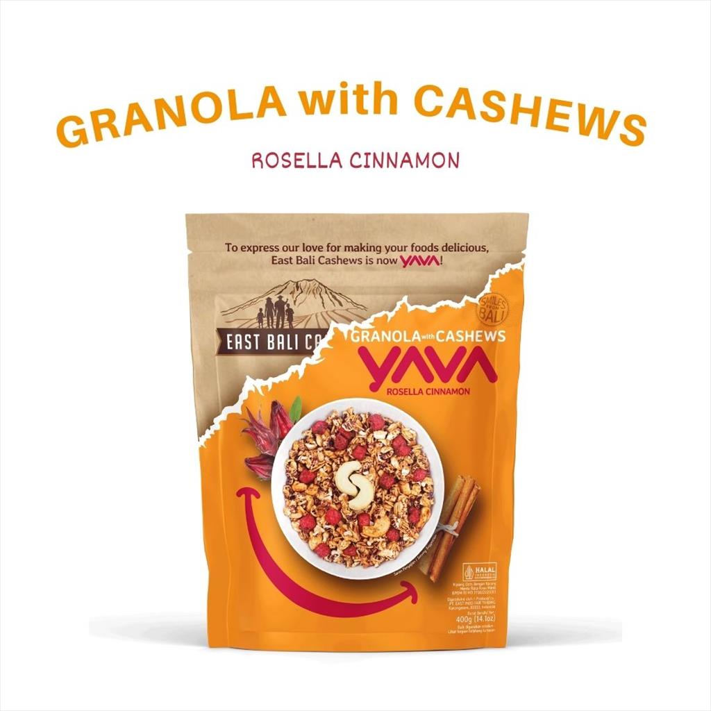 Granola Rosella Cinnamon 400g - Yava East Bali Cashews | Lazada Indonesia