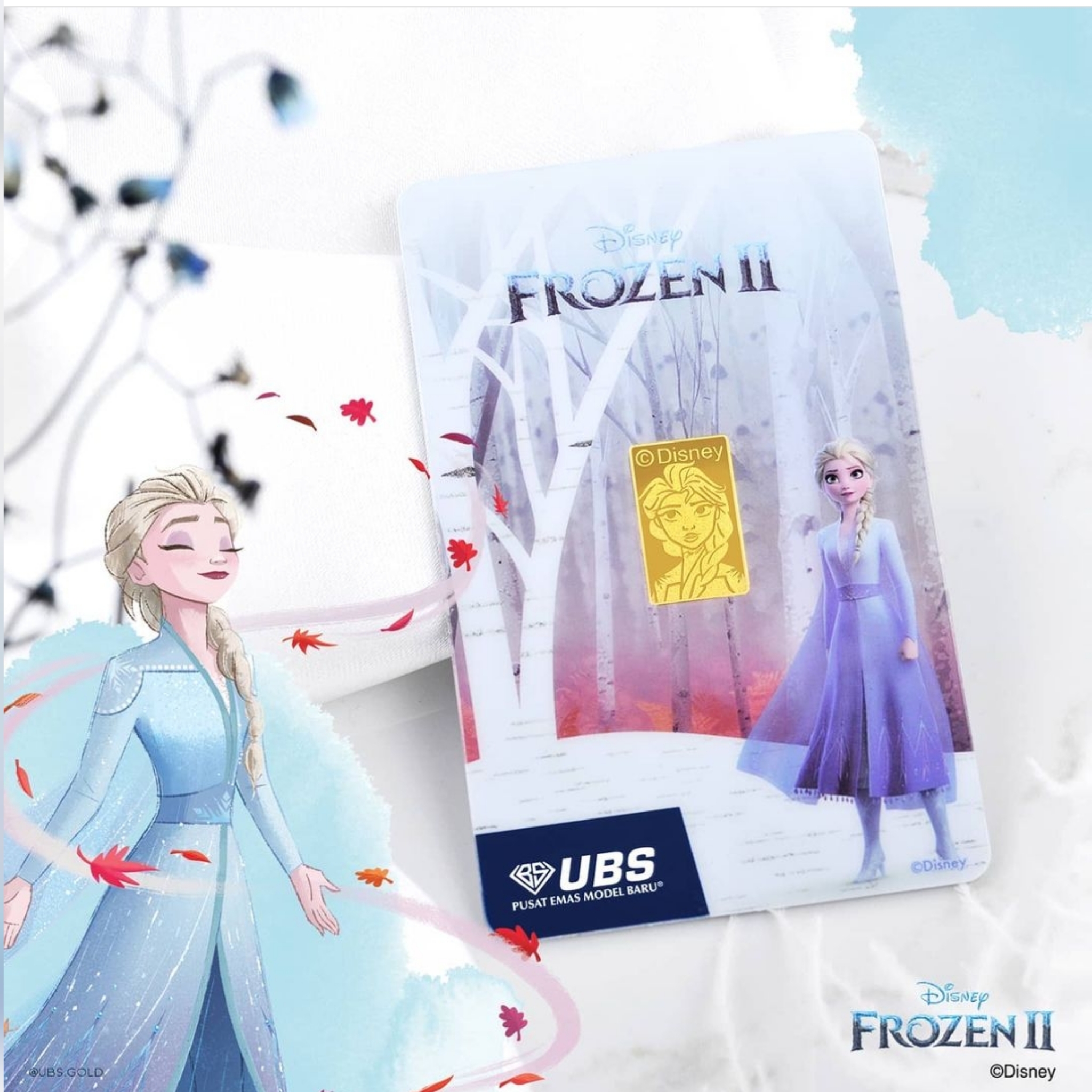UBS 2g bersertifikat 999.9 % edisi Disney ELSA FROZEN II | Lazada Indonesia