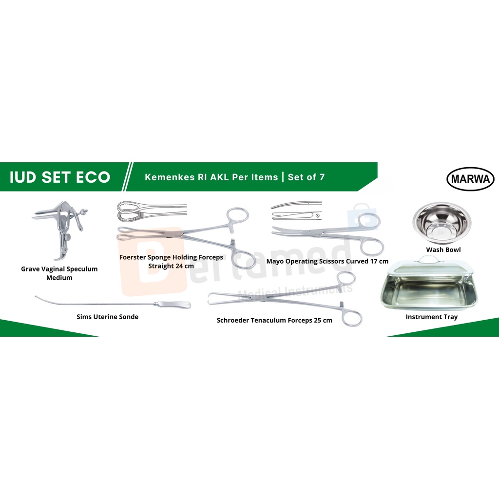 MARWA IUD KIT / Instrumen KB / Alat KB IUD | Lazada Indonesia