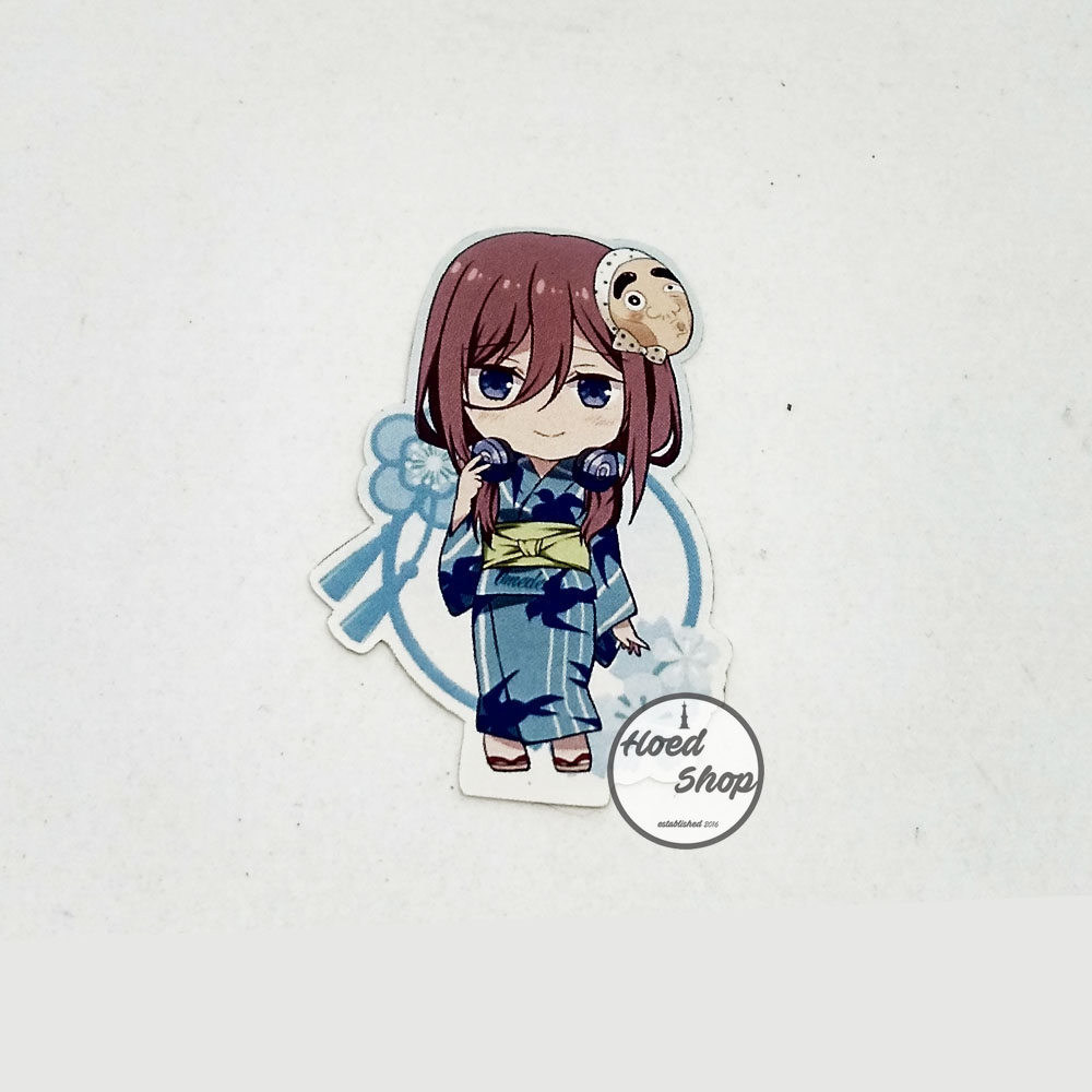 Sticker Anime Gotoubun Miku Nakano Yukata Ver | Lazada Indonesia