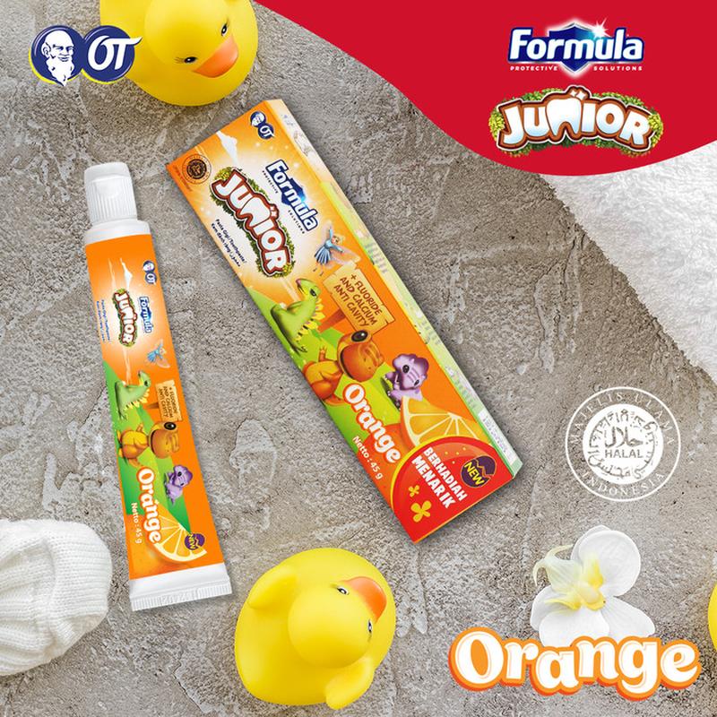 Formula Junior Orange Pasta Gigi Anak 45g | Lazada Indonesia