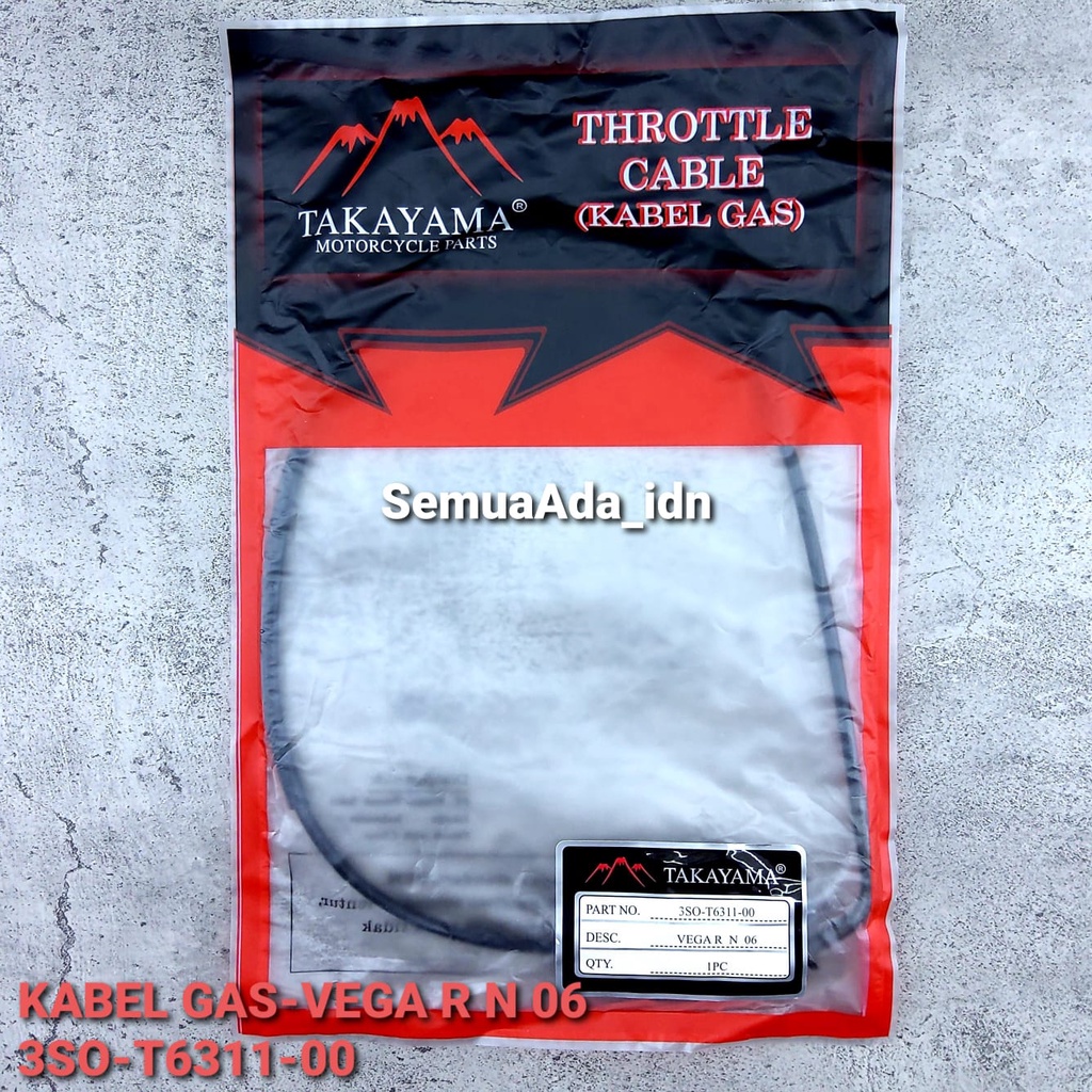 [Orisinil & Baru] Kabel Gas Cable Tali Gas Yamaha Vega R N 06 ...