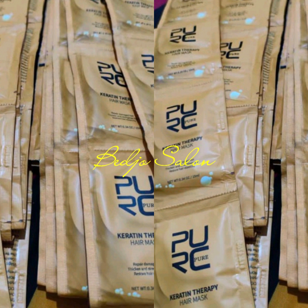 PURE Keratin Therapy Hair Mask Sachet 10gr/10ml Super Lembut | Lazada ...