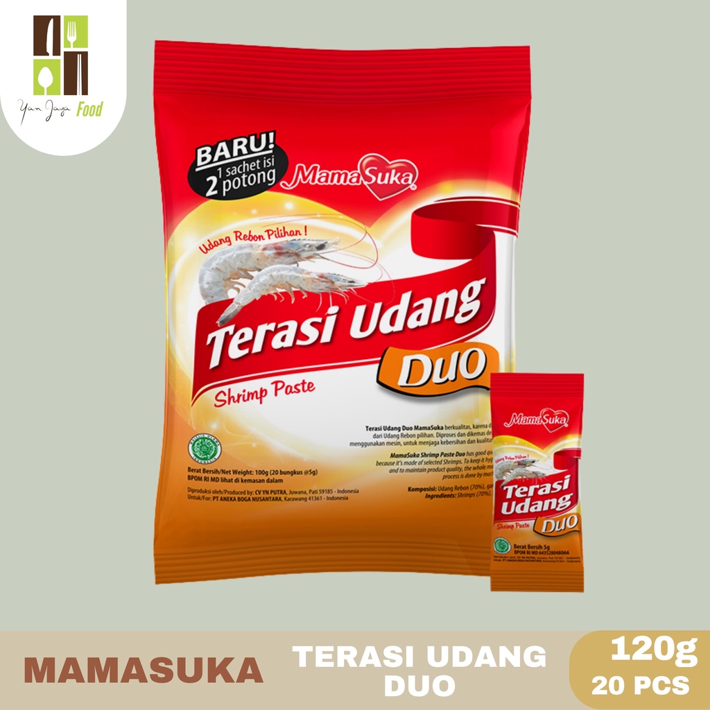 Mamasuka Terasi Udang Duo / Terasi Mentah 120g [20 Pcs] | Lazada Indonesia