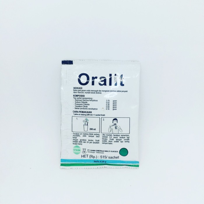 ORALIT SACHET | PENGGANTI CAIRAN ELEKTROLIT TUBUH | PER BOX | Lazada ...