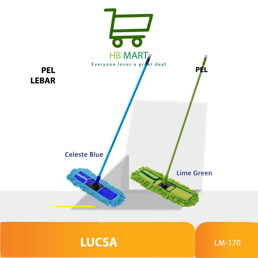 Lucsa Pel Lebar 80cm - Alat Pel Sapu Lantai Lobby Dust Mop | Lazada ...