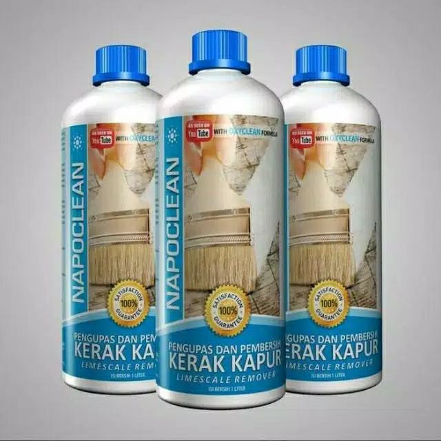 NAPOCLEAN LIMESCALE REMOVER (BIRU) PEMBERSIH KERAK KAPUR & SEMEN 1 ...