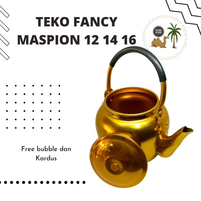 Teko Fancy Tea Pot / Teko Arab / teko Air / Teko Arab Kuningan / Teko ...