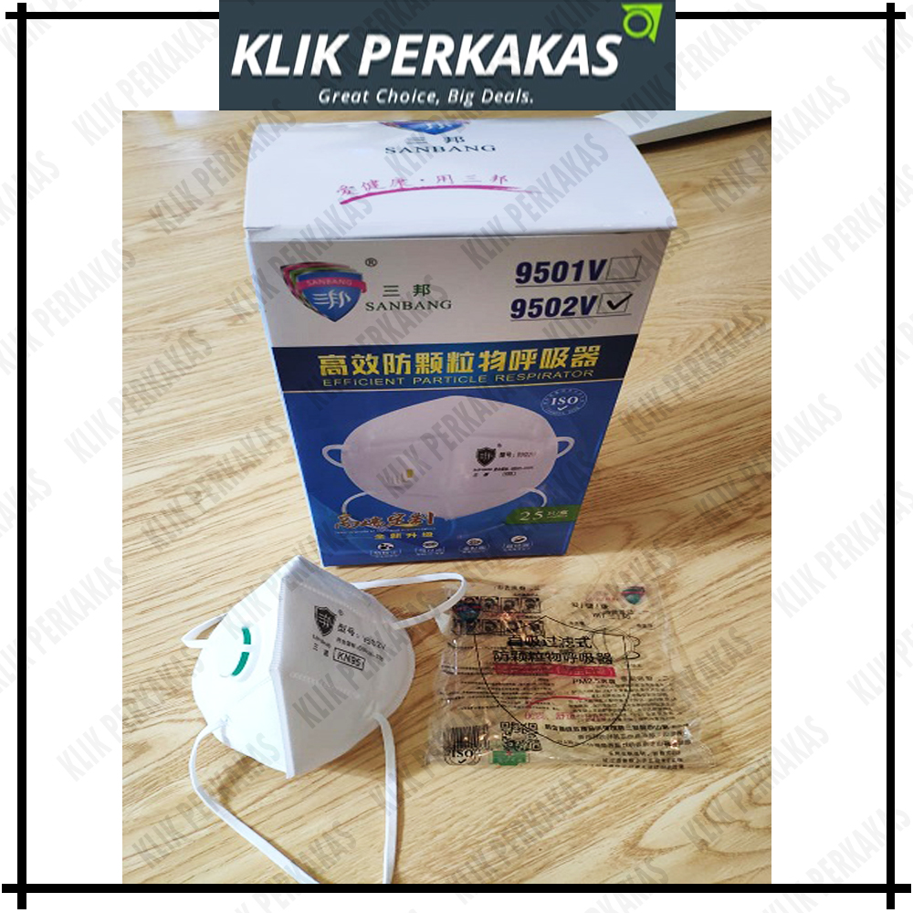 MASKER KN95 Respirator 9502V SanBang READY STOCK | Lazada Indonesia