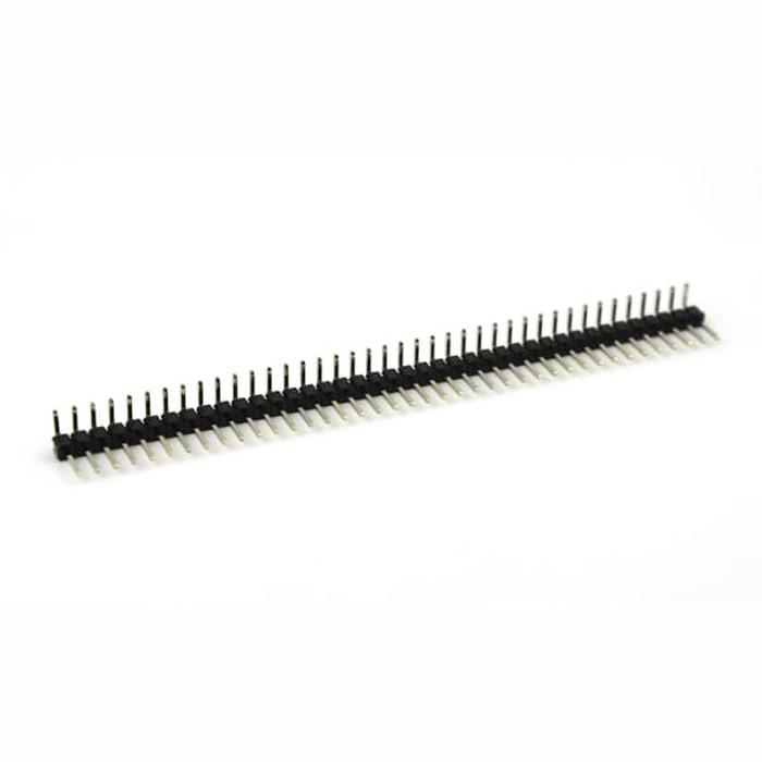 pin header male 40 pin 2.54mm siku Right Angle Bengkok | Lazada Indonesia