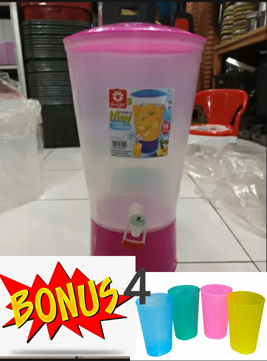 Water Dispenser Sunlife 16 liter / Dispenser Es teh / Tempat air ...