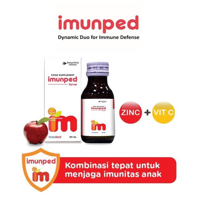 IMUNPED SIRUP 60 ML RASA APEL | Lazada Indonesia