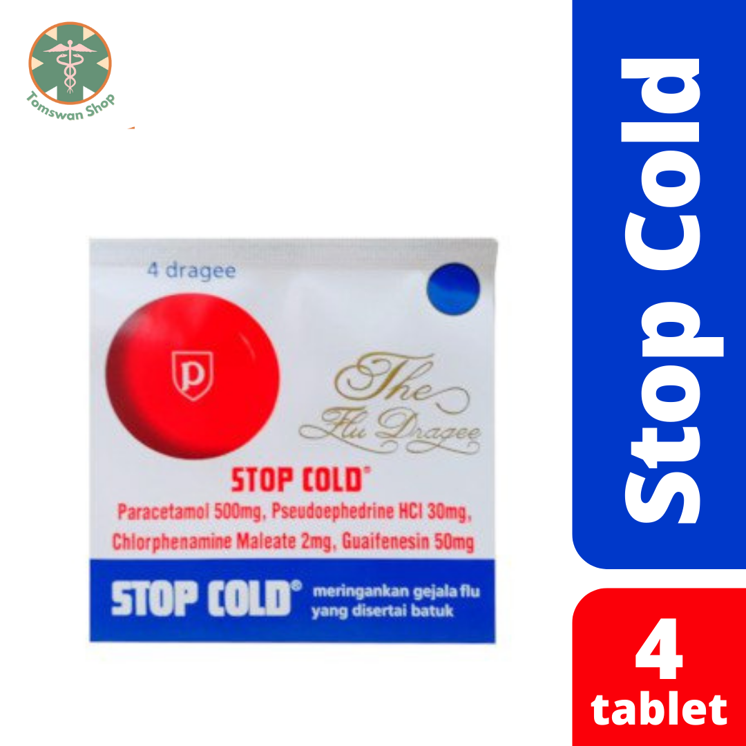 STOP COLD Obat Flu dan Batuk 4 tablet | Lazada Indonesia