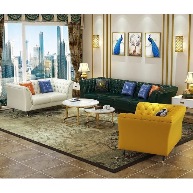 SOFA KANCING KLASIK -SOFA CHESTERFIELD 321 SEAT - SOFA RUANG TAMU ...