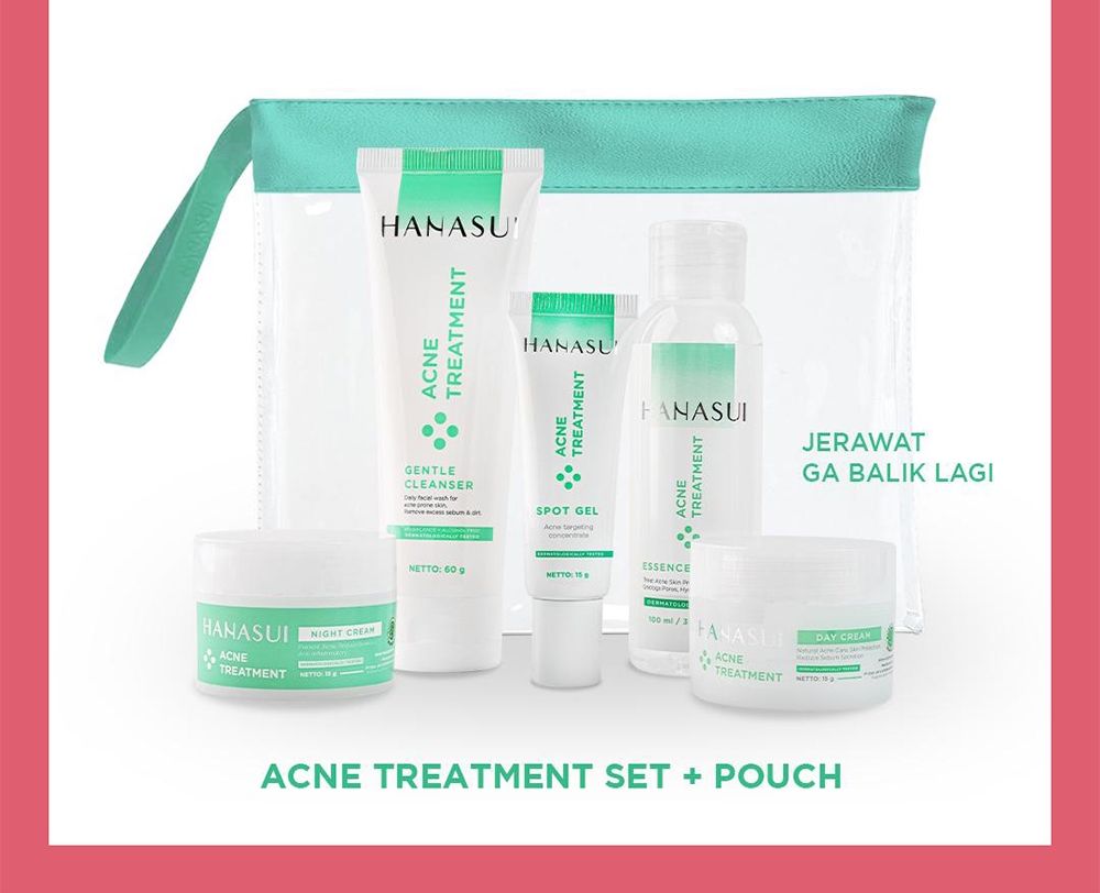 HANASUI SKINCARE Set | Flawless Glow 10 Set | Acne Treatment Series Set ...