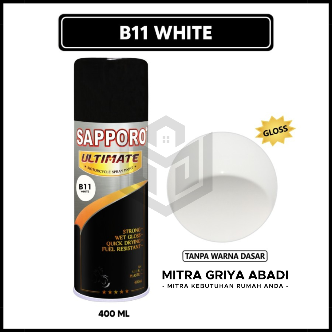 Sapporo Ultimate 400ml B11 White / Cat Semprot | Lazada Indonesia Sapporo Ultimate 400ml B11 White / Cat Semprot | Lazada Indonesia