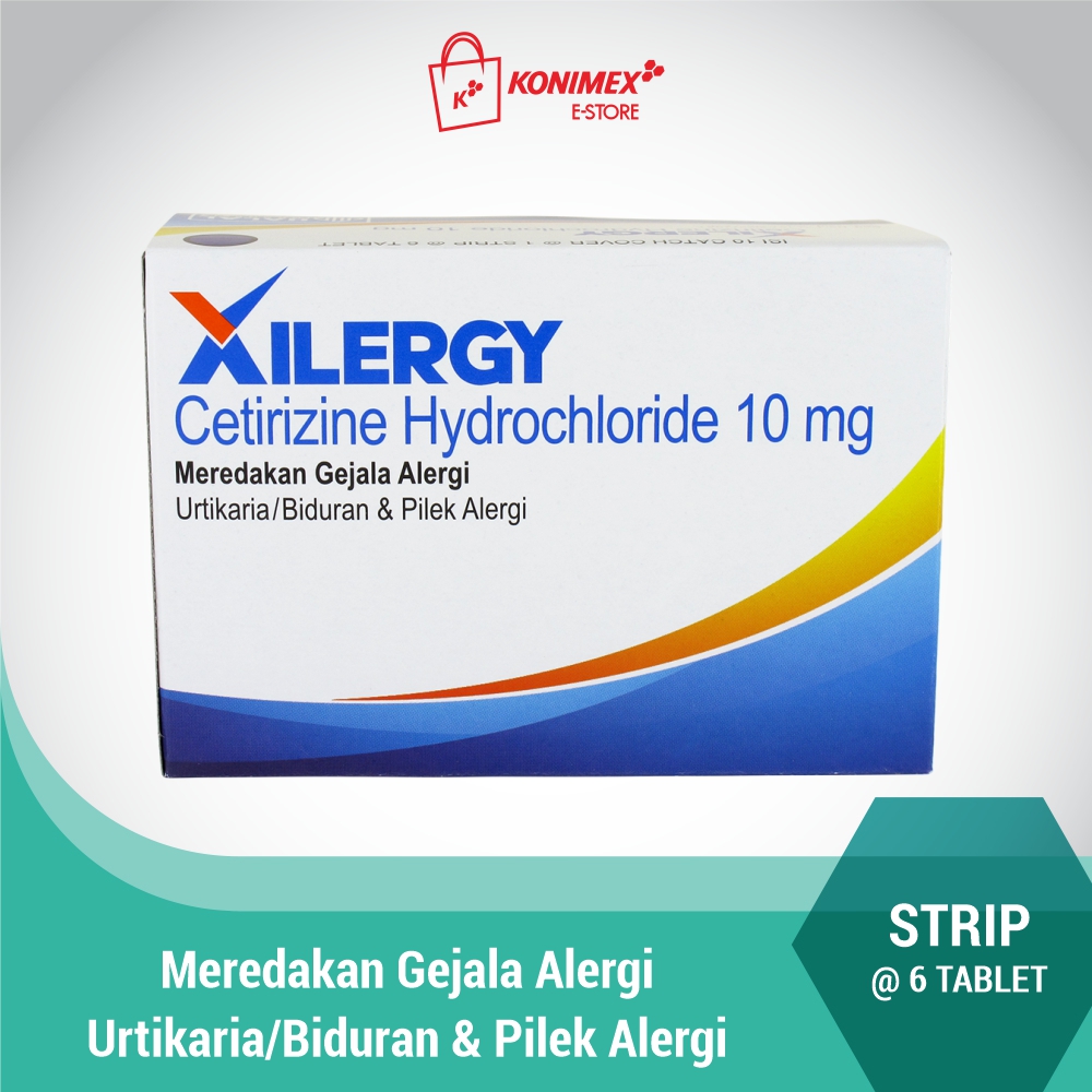 Xilergy Strip isi 6 Tablet - Obat Anti Alergi | Lazada Indonesia