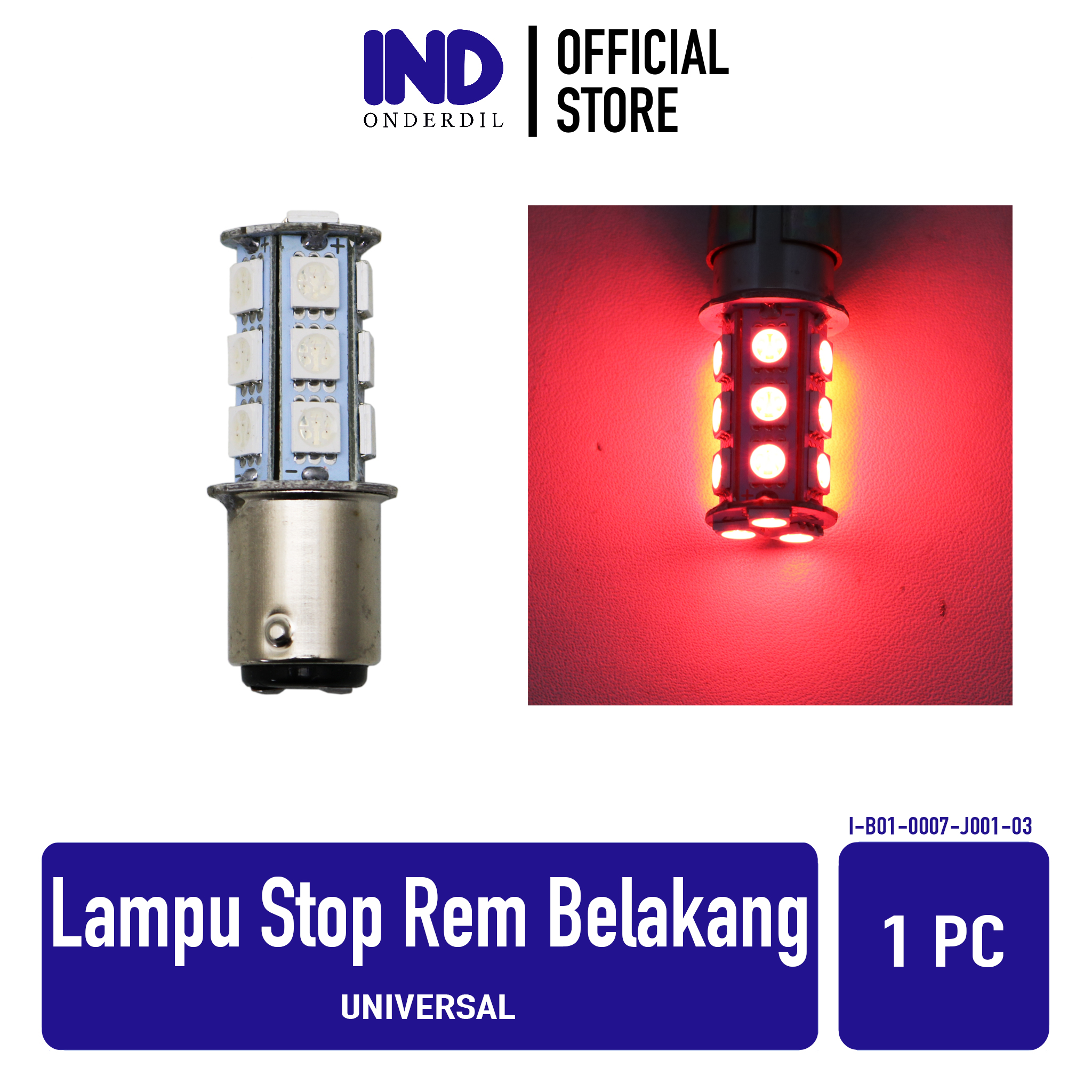 Lampu Stop Lampu-Lamp Stoplamp Rem Belakang Strobo-Kedap Kedip Diam 18 ...