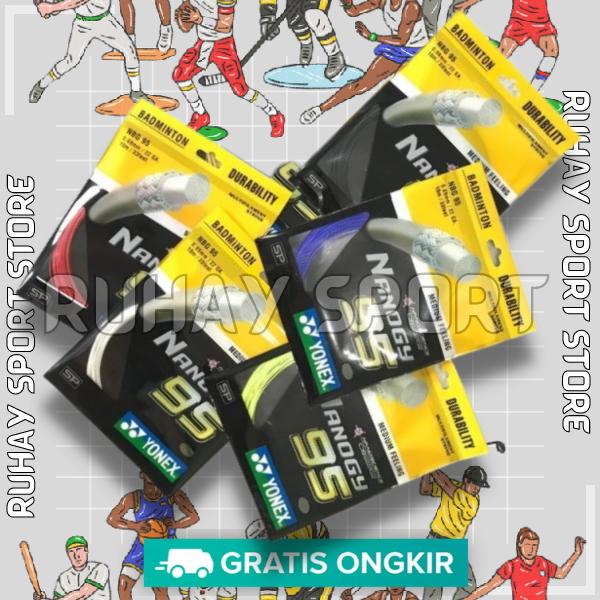 Senar raket bulu tangkis Nanogy 95 sp murah meriah | Lazada Indonesia