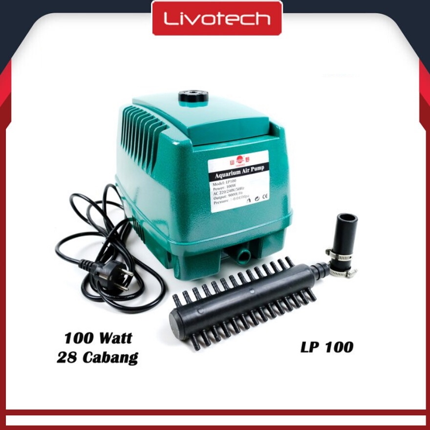 YAMANO Pompa Udara LP100 Aerator Airpump Rendah Suara Air Pump LP-100 | Lazada Indonesia