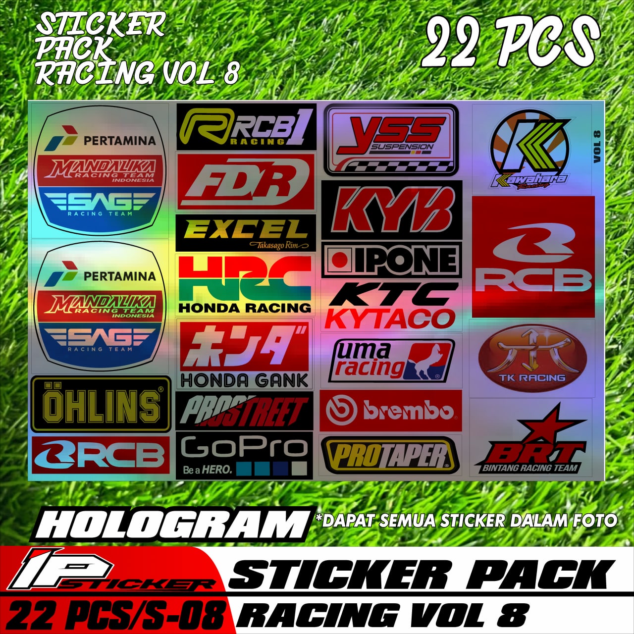 Sticker Pack RACING VOL.8 - Sticker Pack Variasi List Sticker Pack ...