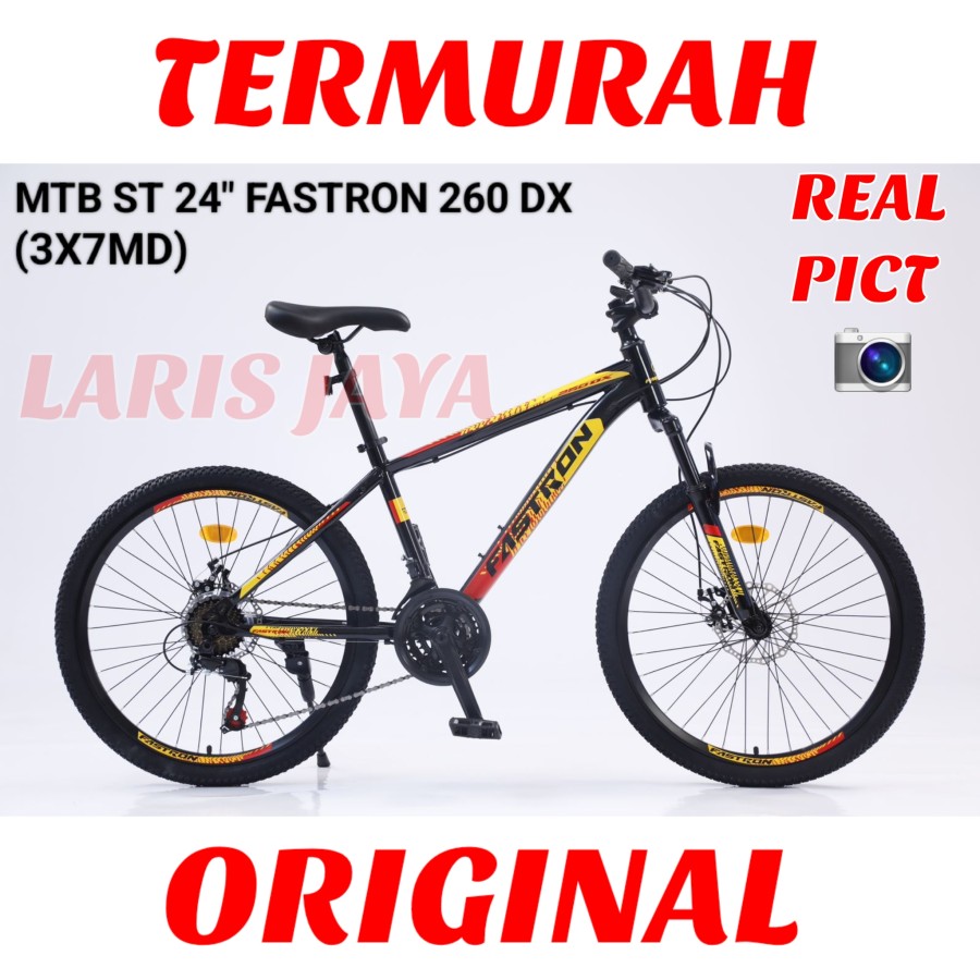 SEPEDA GUNUNG MURAH UKURAN 24 INCH SEPEDA MTB FASTRON BY PACIFIC ASLI ...