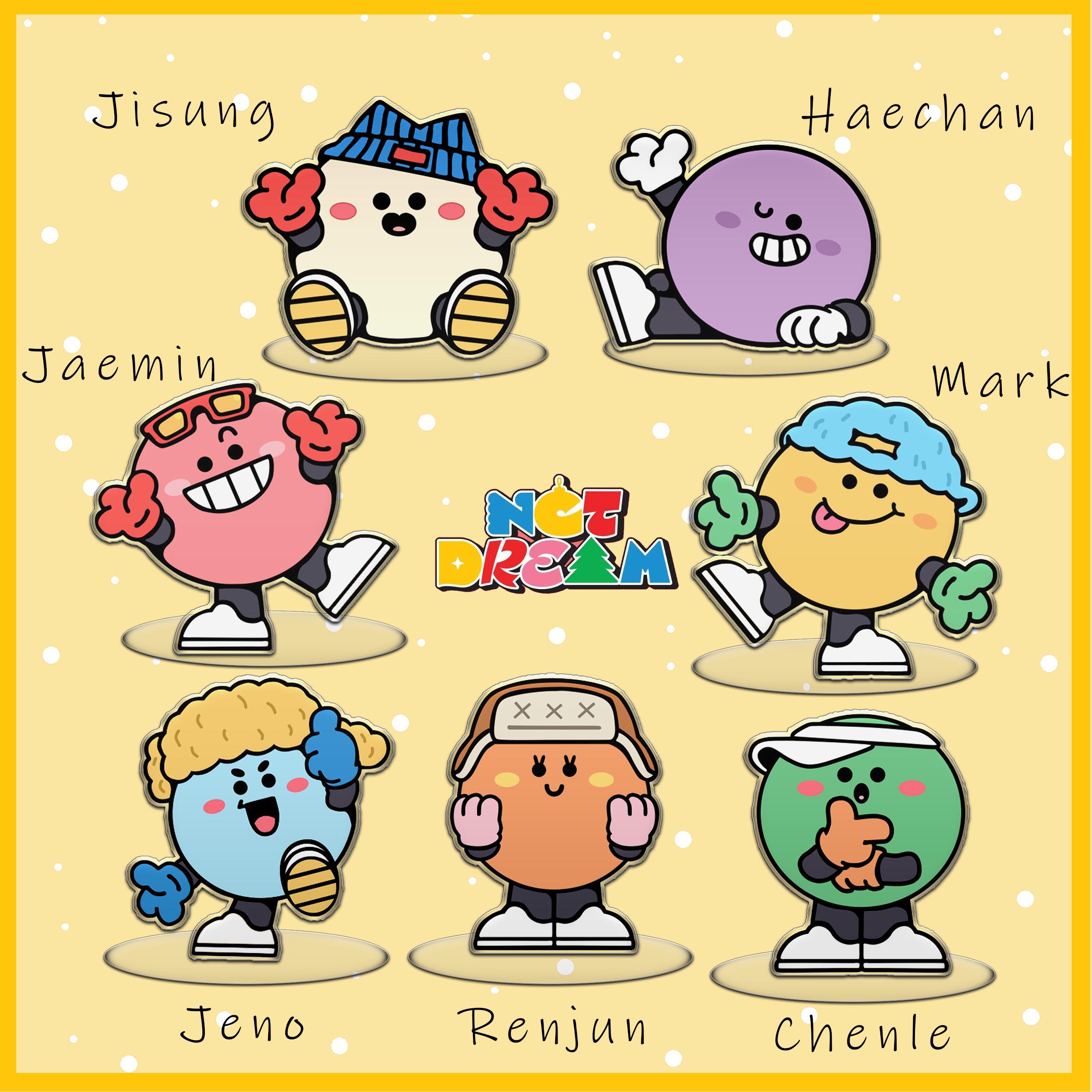 [STANDEE] NCT dream Emo action figure murah akrilik chenle haechan ...