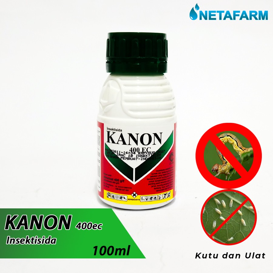 Pestisida Insektisida Kutu dan Ulat Kanon 400 EC - 100 ml | Lazada ...