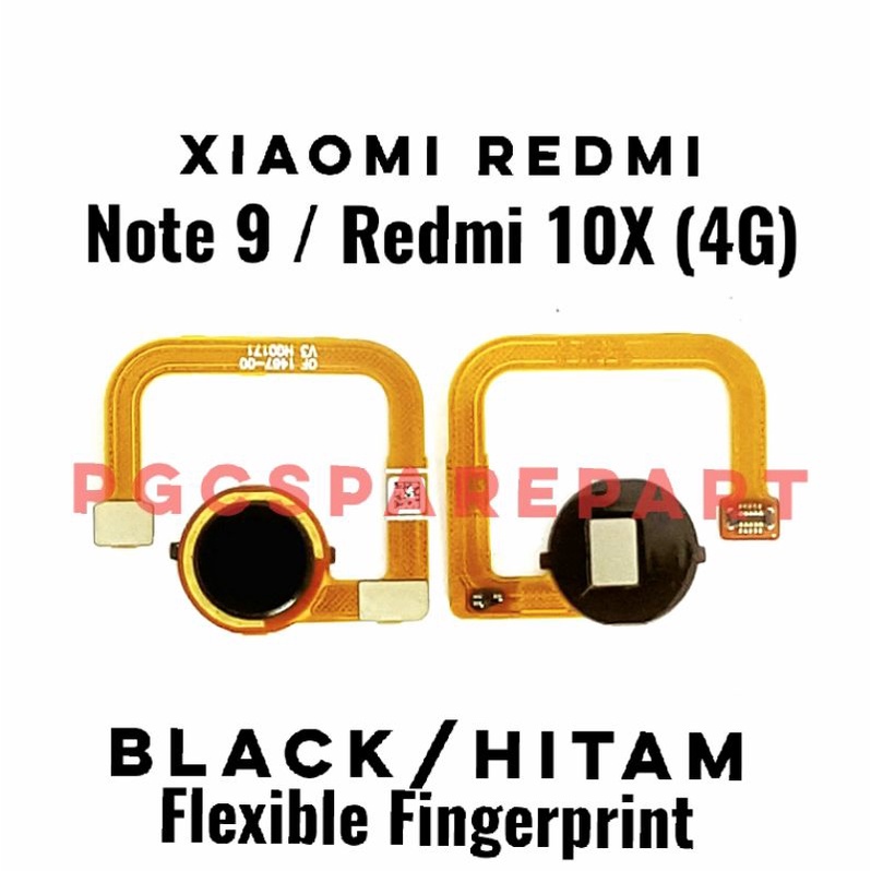 Original Flexible Fingerprint Xiaomi Redmi Note 9 4G / Redmi 10X (4G ...