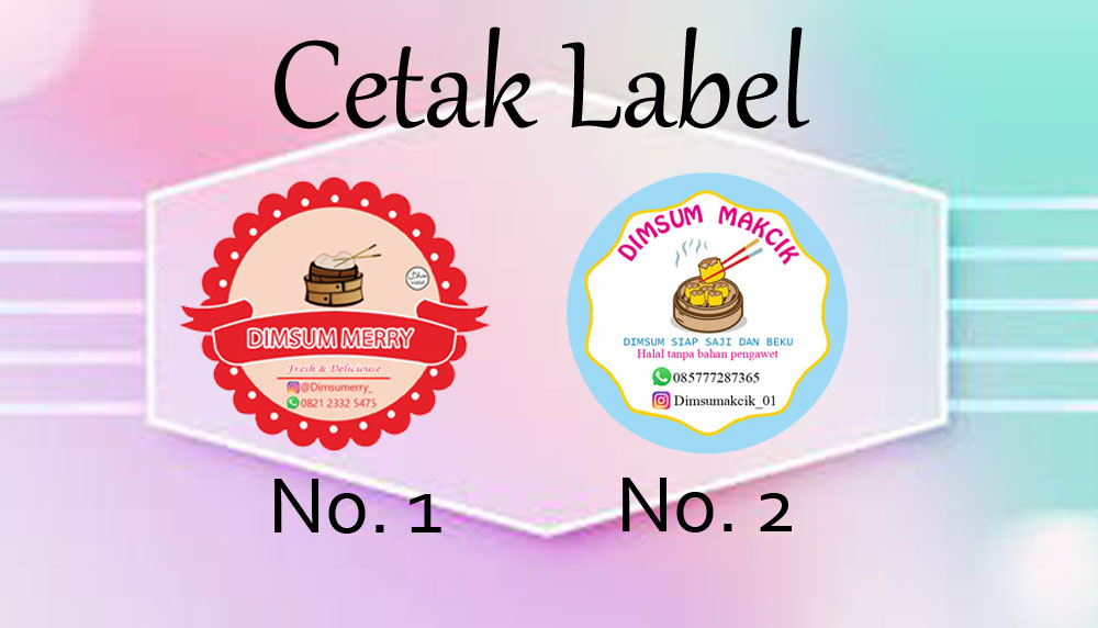 (A28) Cetak sticker chromo Ukuran Kertas A3+ - cetak label kemasan ...