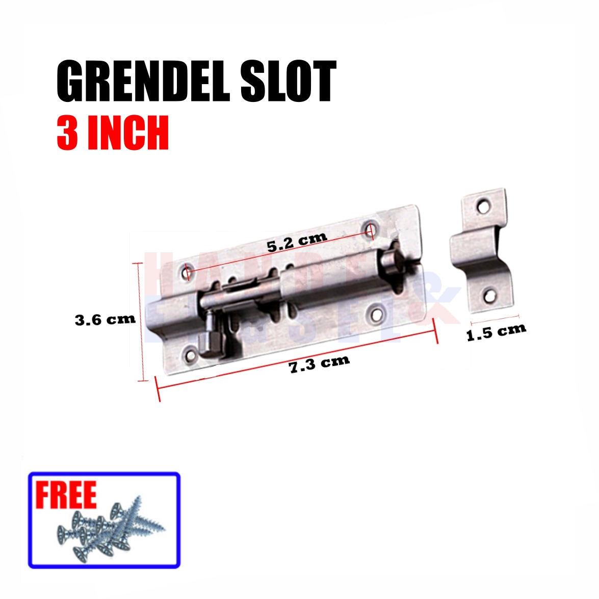 Grendel pintu stainless / grendel jendela / Slot Pintu - Slot Jendela 1 ...