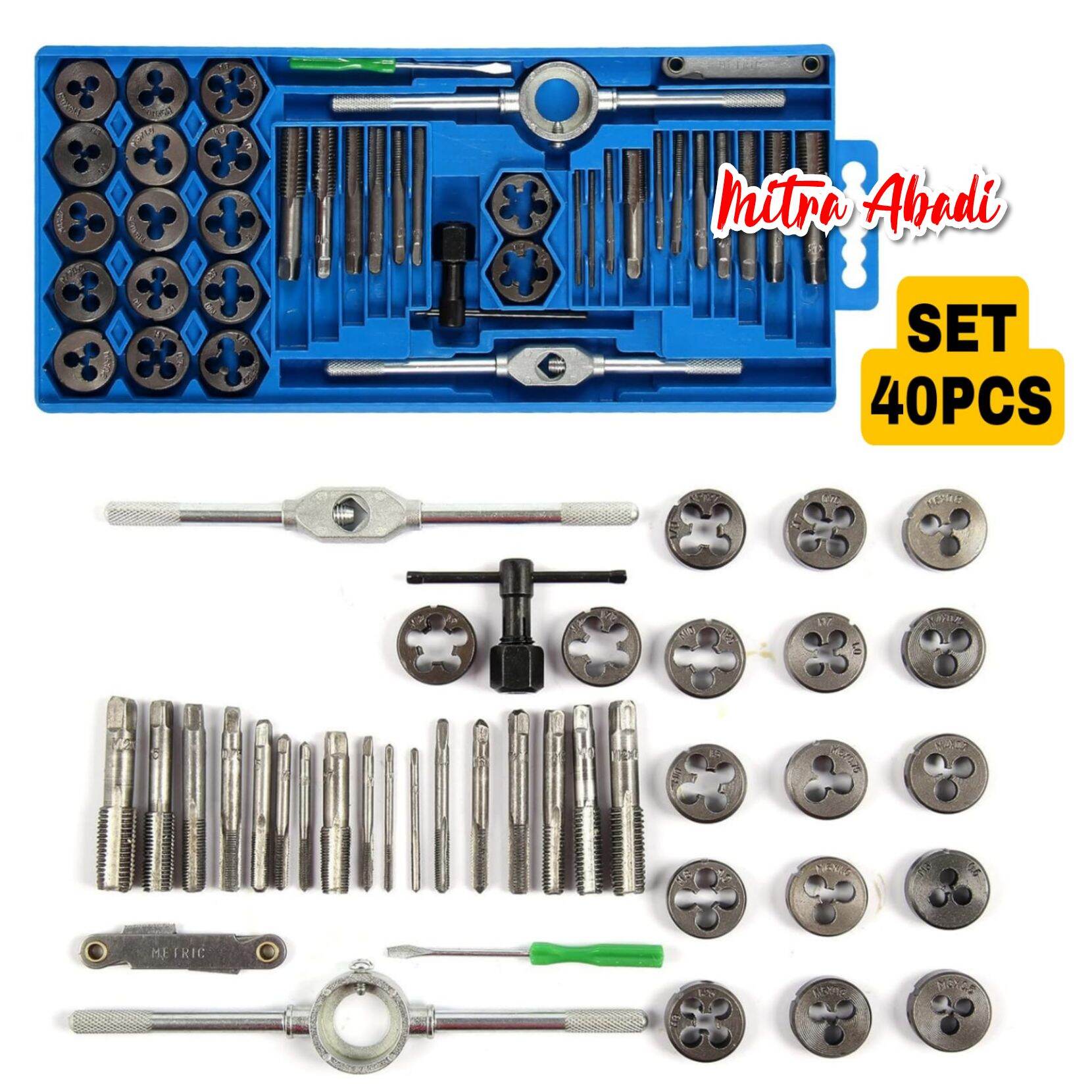 Set Alat Snai dan Tap Ulir Drat Mur Baut / Hand Tap Set | Lazada Indonesia