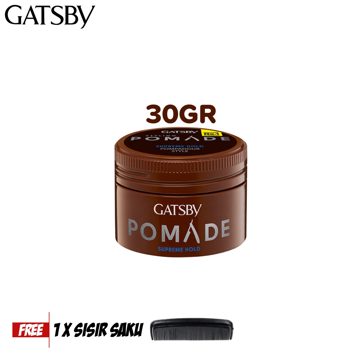 Gatsby Styling Pomade Supreme Hold - Styling Rambut Pria - 30gr & 75gr ...