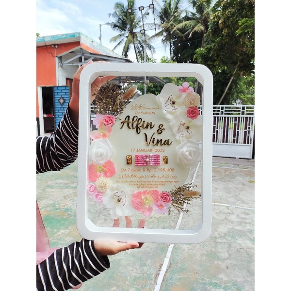 Bingkai Mahar Pernikahan Fulll Akrilik 30*40 | Lazada Indonesia