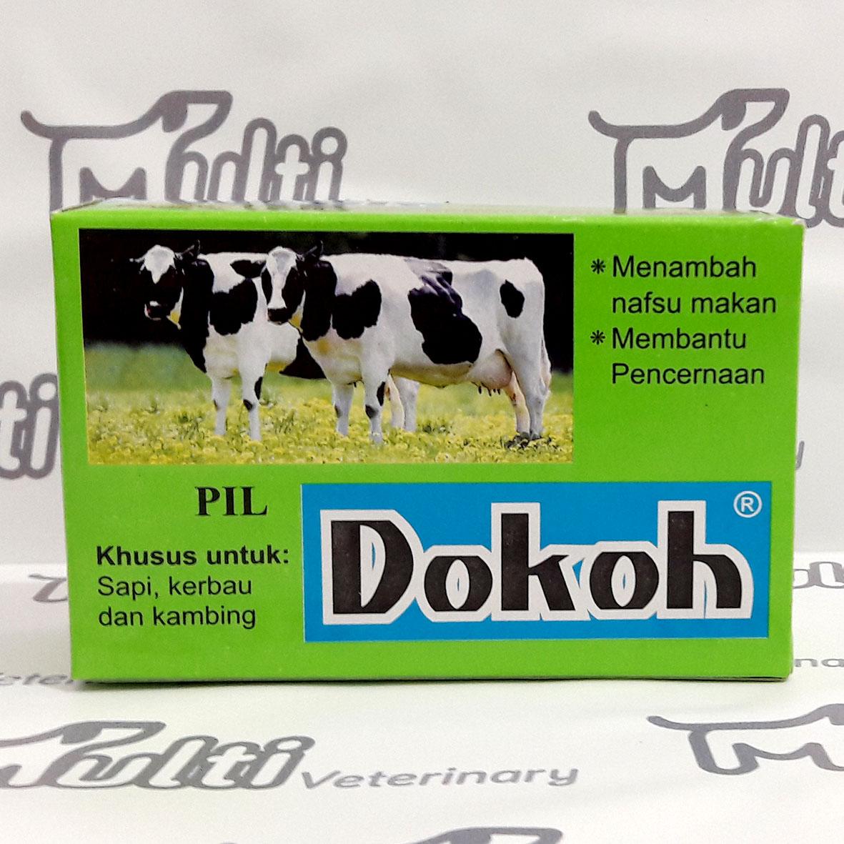 Pil DOKOH Sapi Kerbau Kambing Domba Isi 4 Bolus EKA FARMA | Lazada ...