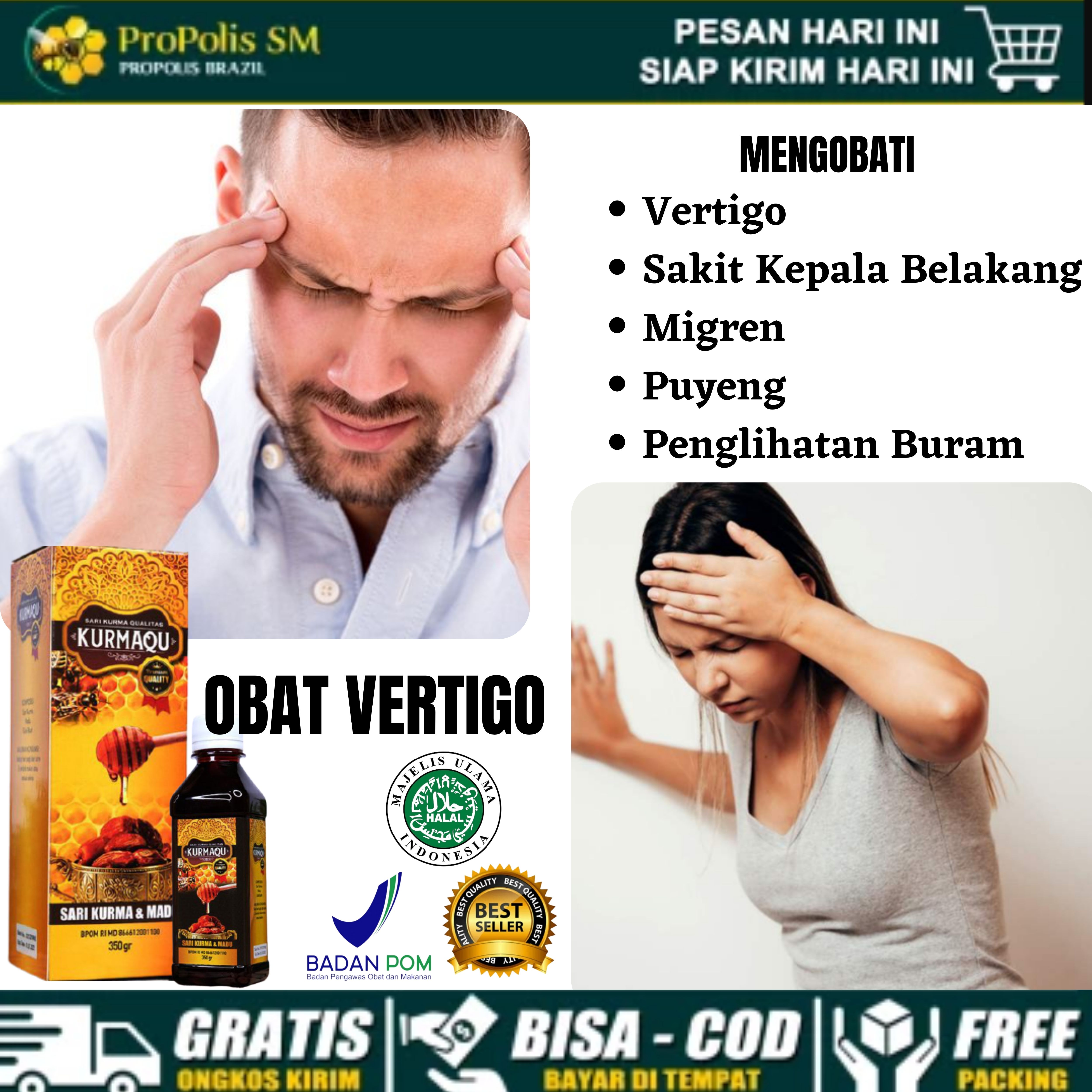 Obat Vertigo Sakit Kepala Berat Kepala Belakang Pusing Migren Puyeng Terasa Berputar Putar ...