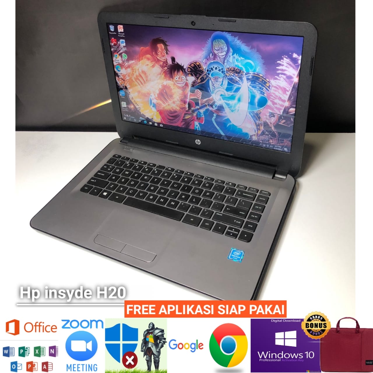 Laptop HP insyde H2O intel N3700 Ram 4gb HDD 500gb - windows 10 ...