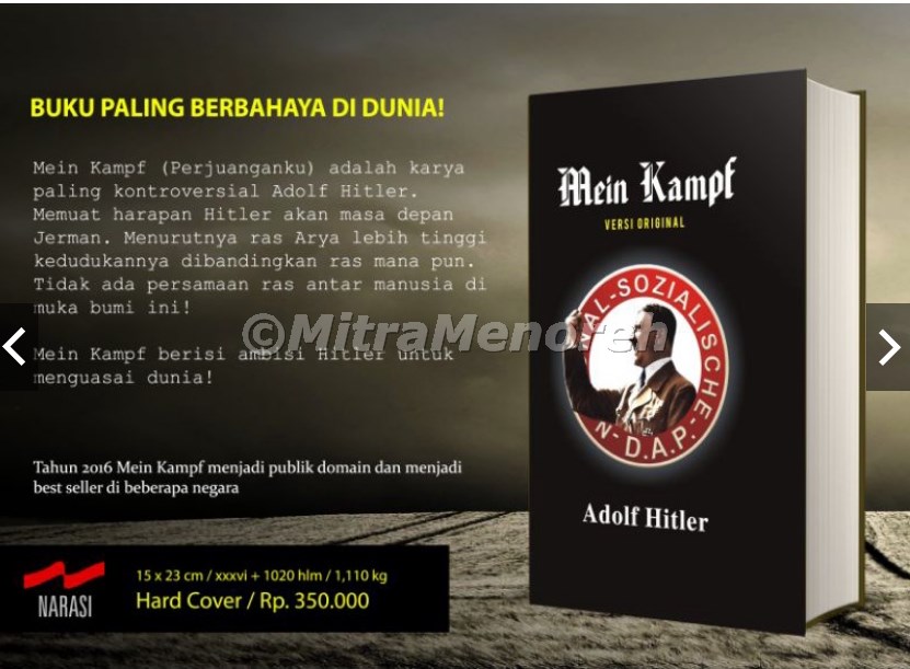 Buku Mein Kampf Versi Original - Adolf Hitler | Lazada Indonesia