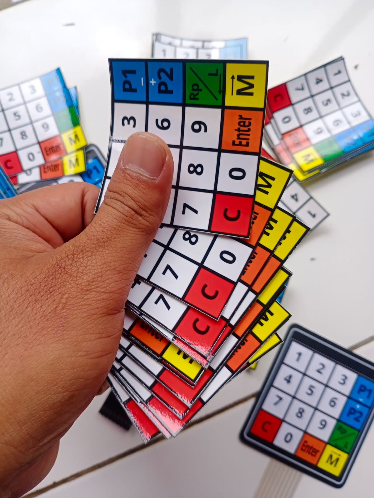 Stiker Variasi Keypad Pom Mini Pertamini Model Laminasi Anti Air ...