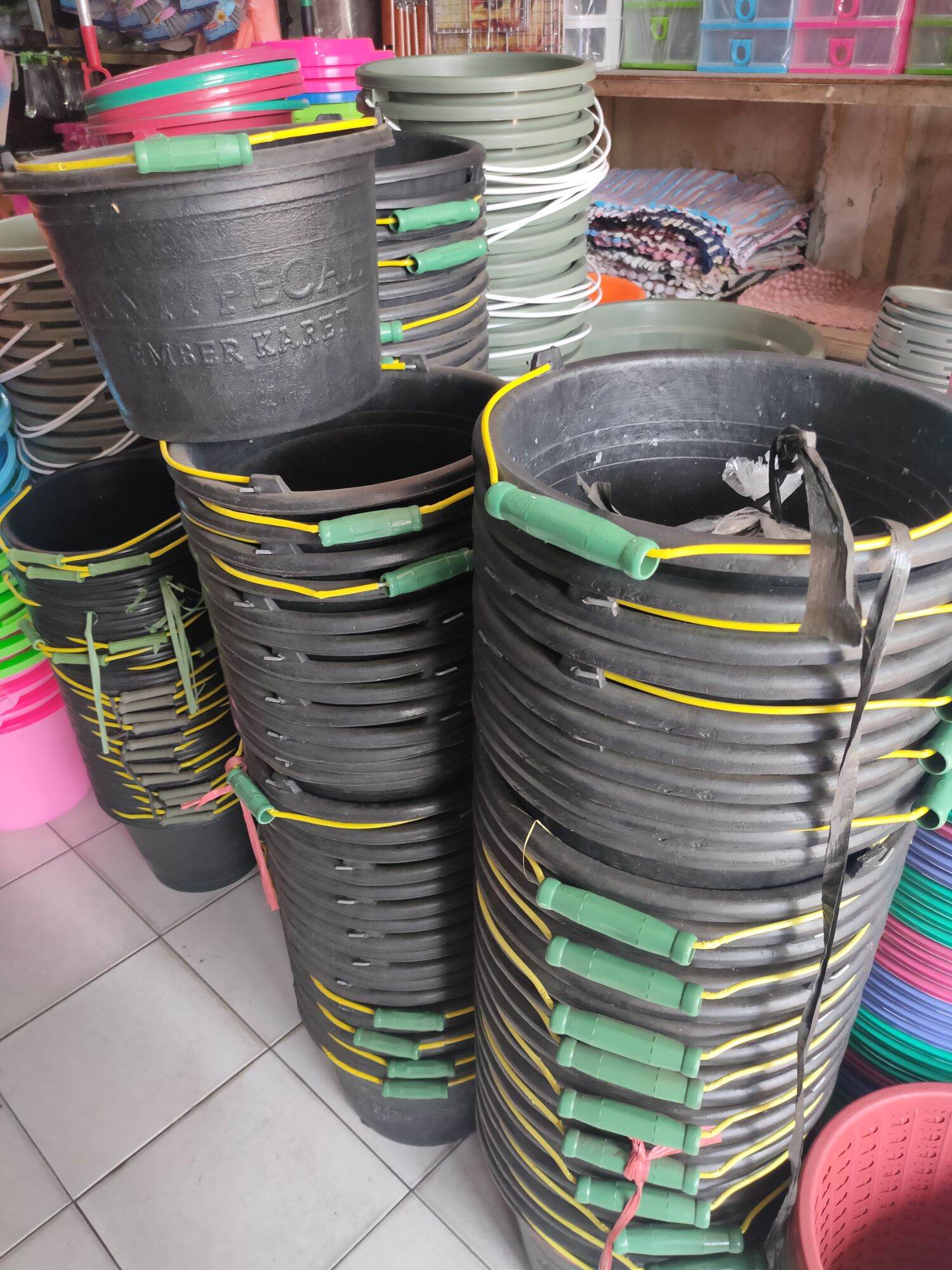 Ember Cor Karet Anti Pecah Yasindo No 18/ Ember Serbaguna | Lazada ...