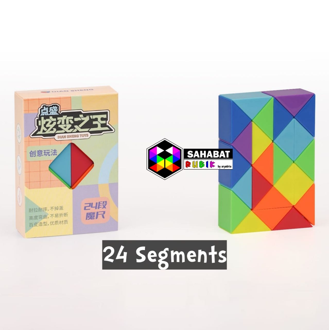 Rubik Snake Dian Sheng / Magic Snake Rainbow | Lazada Indonesia