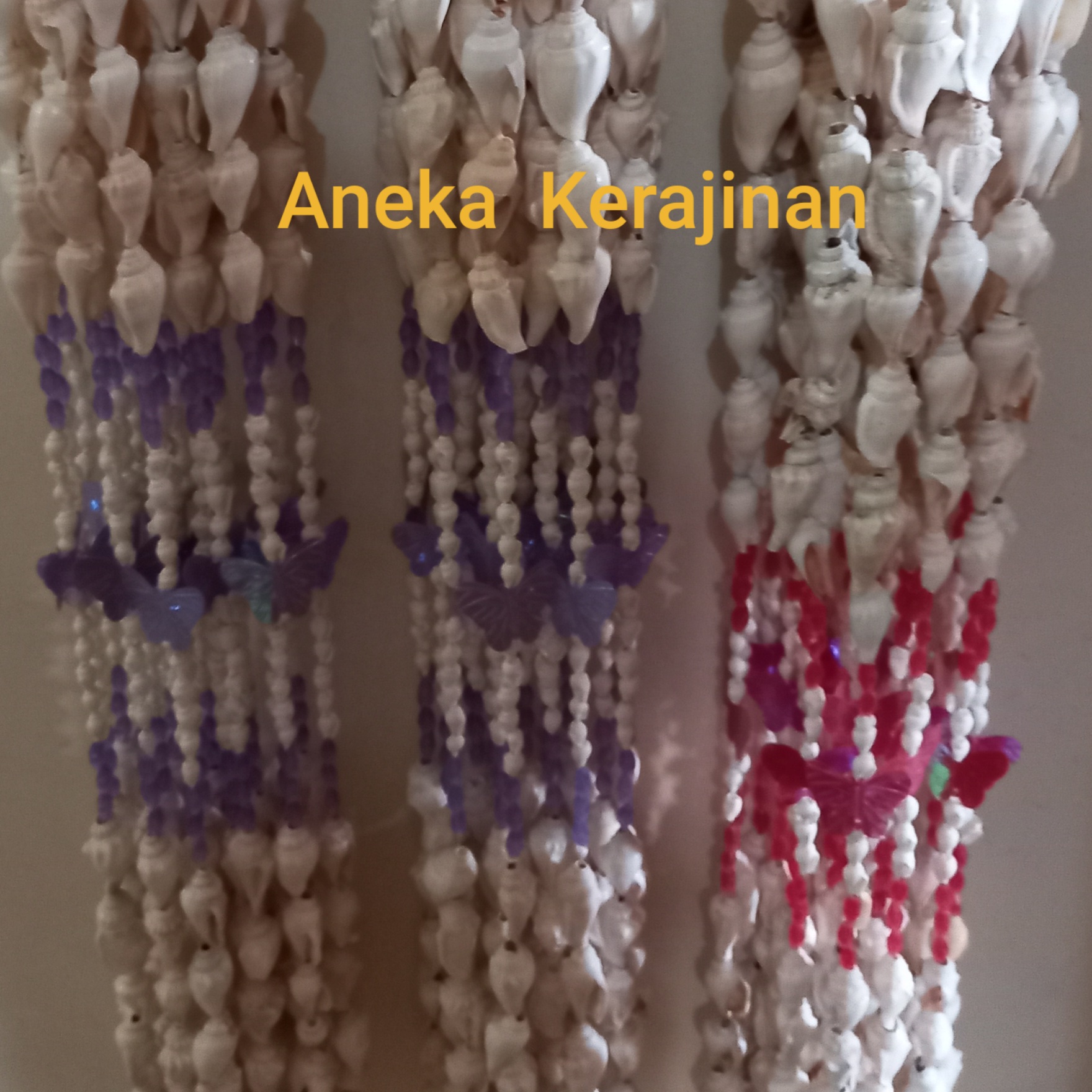 Murah Tirai Kerang Putih Kupu Hiasan Pintu 20 rangkaian | Lazada Indonesia