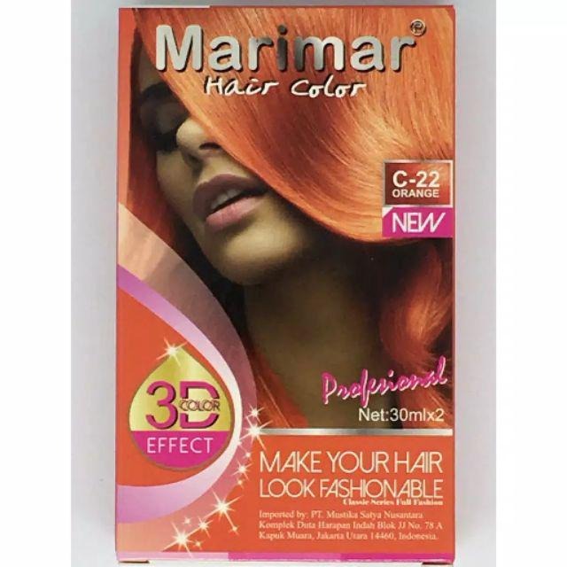 MARIMAR Hair Color 3D Color Effect 30ml x 2 / Pewarna Rambut | Lazada ...