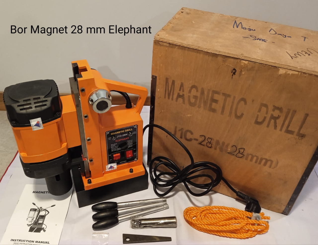 ELEPHANT Bor Magnet Magnetic Drill 28mm J1C-28N Elephant | Lazada Indonesia