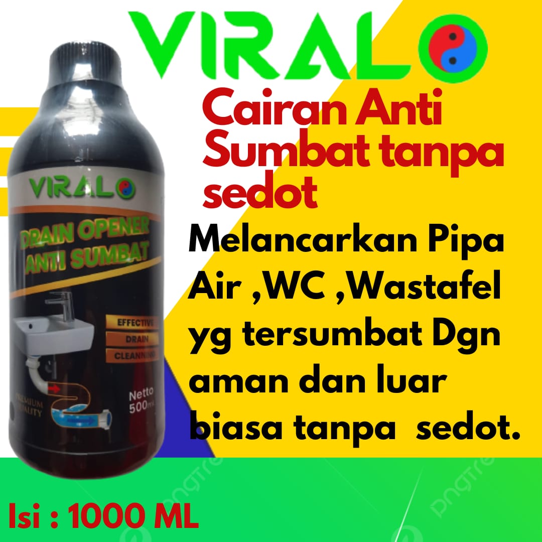DRAIN OPENER VIRALO ANTI SUMBAT PIPA WESTAFEL / WC 500 ml | Lazada ...