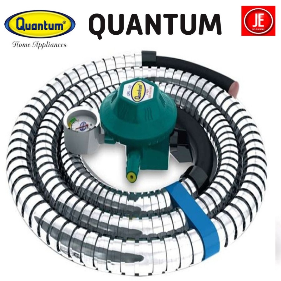 QUANTUM GAS REGULATOR METER SET ( SELANG + METER) TERMURAH | Lazada ...