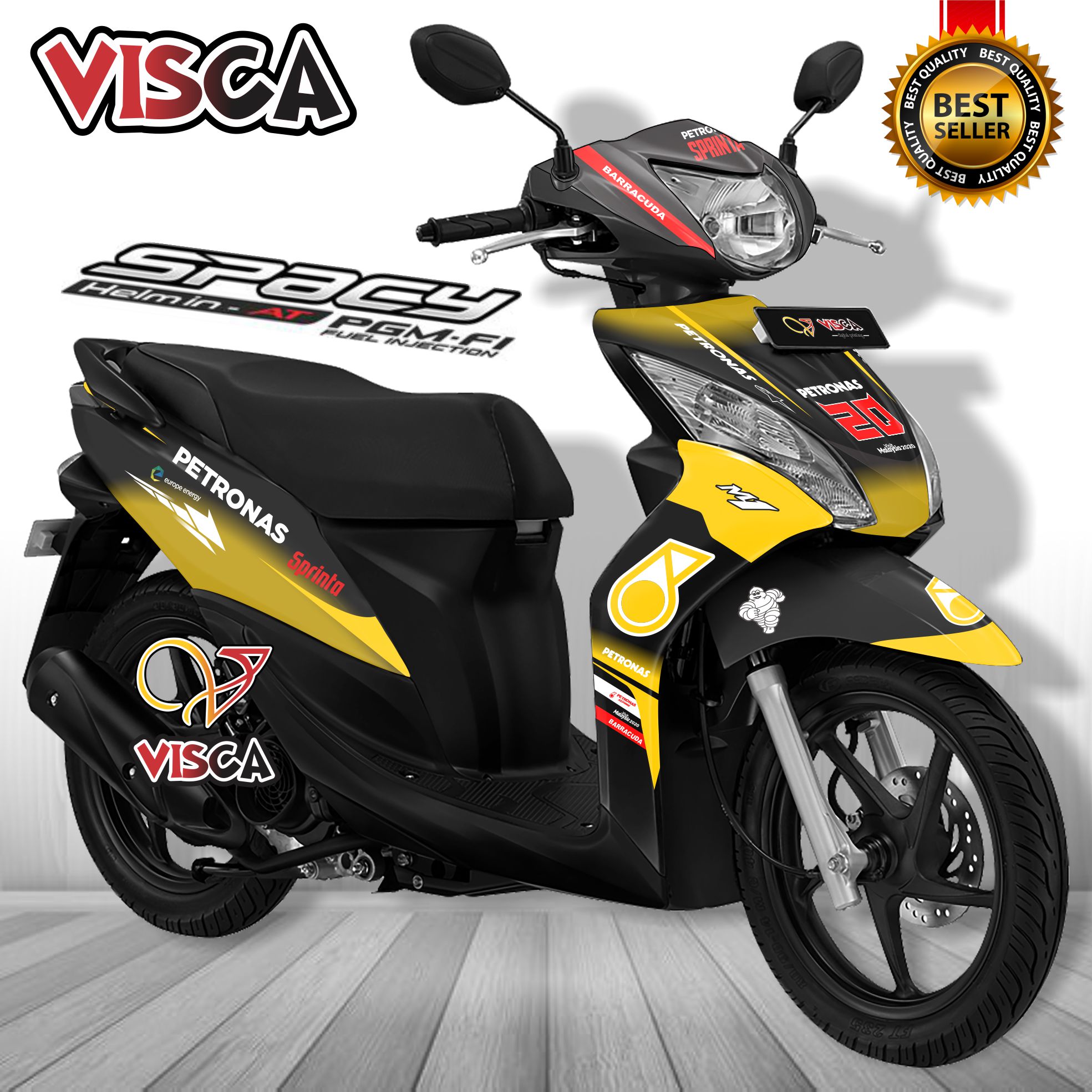 Decal Spacy Full Body Stiker Motor Spacy Full Body Striping Spacy ...